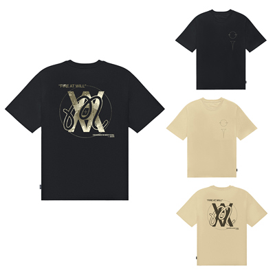 Malbon × Arsham Bermuda Glyph Tee联名纯棉宽松圆领高尔夫T恤