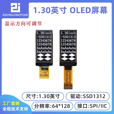 黄保凯中景园OLED显示屏横竖屏