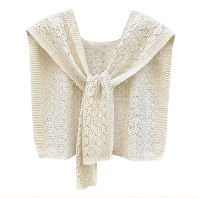 网红披肩夏天爆款女外搭空调房肩搭护肩坎肩百搭针织镂空围巾