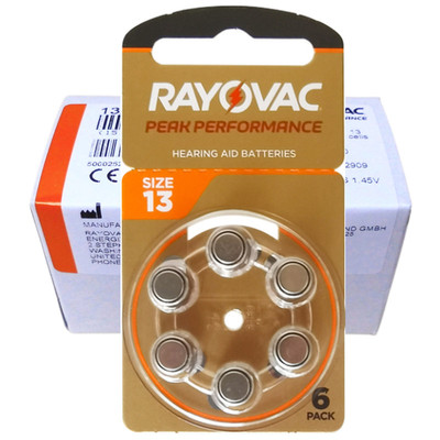rayovac雷特威助听器电池a13