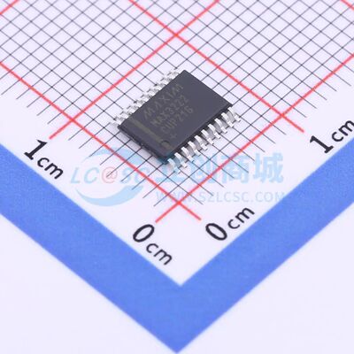 MAX3222CUP+ TSSOP-20 RS232芯片 全新原装 电子元件配单
