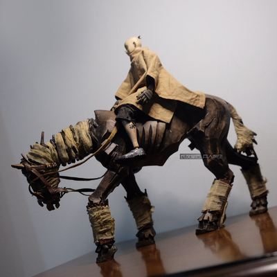 1/12 兵人 6寸 3ATOYS 原装 牛仔  骷髅马（仅出售马）