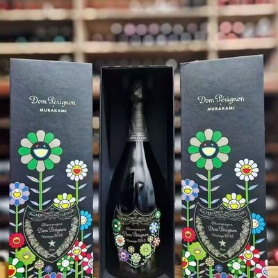 法国进口村上隆联名唐培里侬Dom Pérignon香槟王珍藏香槟酒750ml