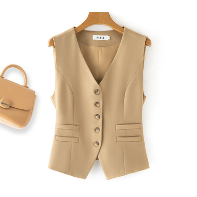 2026春秋设计感显瘦西装马甲女