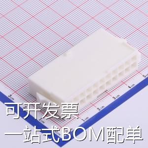 HX41406-22R 压线端子胶壳 4.14mm 2x11P 母胶壳 白色 mini-unive