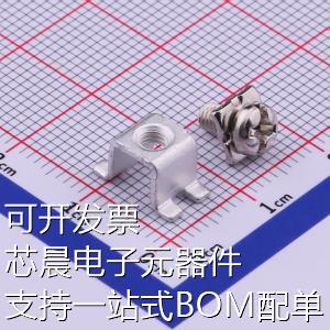 TS34031 PCB焊接端子 四脚 M3 二件套原装现货