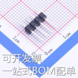 B-2100S04P-A110 排针 2.54mm 1x4P 直插 存储器 现货