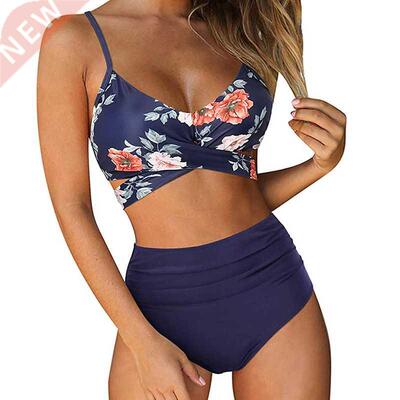 Rinabe High Waist?Bikinis?Folds Plus Size Swimsuit 2021 Push