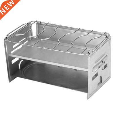 Wood Stove Potable Folding Stainless Steel Backpacking Stove