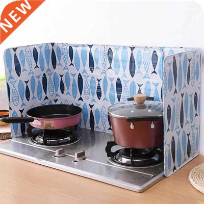 2PCS Creative Anti-Splash Oil Baffle Stove Dust Protection