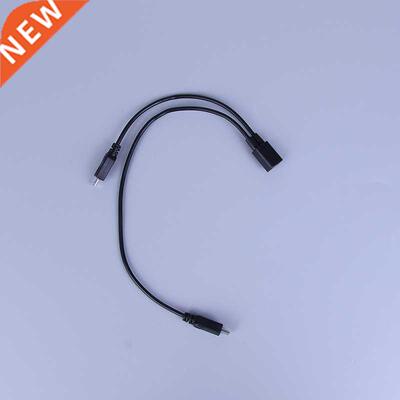 Micro USB 2.0 Splitter Y 1 Female to 2 Male Data Charge Cabl