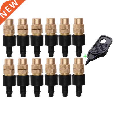 1 Set Adjustable Misting Nozzle for Gardening Sprinkle Brass