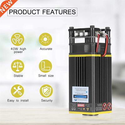 40W Laser Module Kit 448-462nm Continuous Laser Cutting