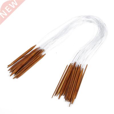 18 Pairs 32'' (80Cm) Circular Carbonized Bamboo Knitting