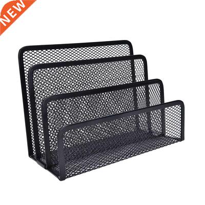 Metal Mesh Letter Sorter Mail Tray File Bookends Business Na
