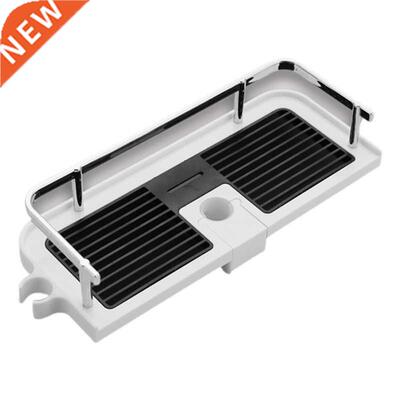 Smple Square Shower Caddy ABS Wall Mounted No Drllng Bath
