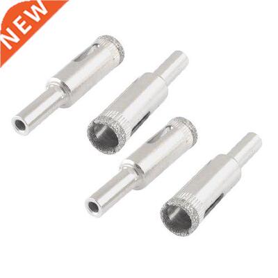 10x 4Pcs 12mm Dia Diamond Coated Drill Bit Mble Tile Glass