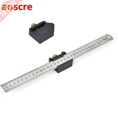 Aluminum Alloy+Steel Woodworking Marking Locator Measuring R