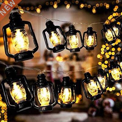 10/20/30 LED Mini Retro Kerosene Chrismtas String Light