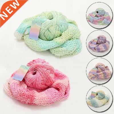 50G/Ball Dik Sectie-Verven Regenboog Garen 100% Wol Garen