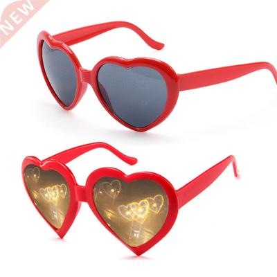 Love Heart Shaped Effects Glasses Watch The Lights Change to