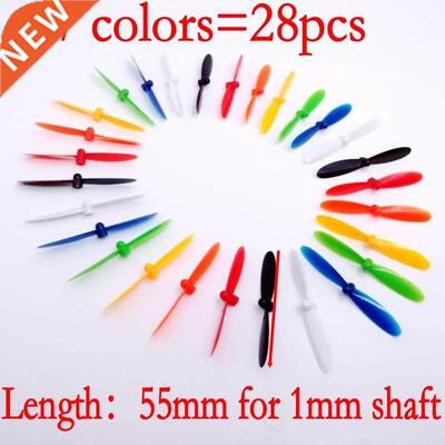 55mm 5.5cm Props Mini Propellers Blades For 1mm Motor Shaft