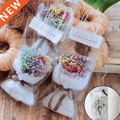 10pcs Flower Packing Box Transparent PVC Flower Bouquet