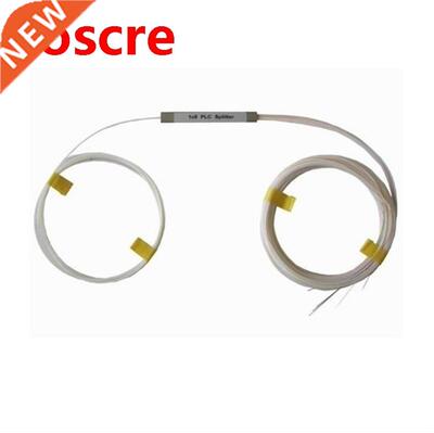 10pcs Fiber optic splitter steel tube 1x2 PLC Splitter witho