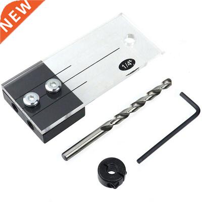 Dowel Jig Acrylic Hardened Steel Pocket Hole Jig 1/4 Inch Dr