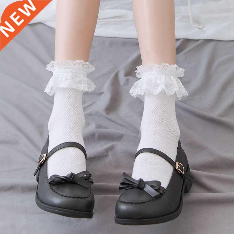 1 Pair Lolita Style Japanese Maiden Lovely Woman Lace Short