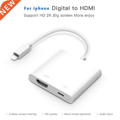 8 Pin to HDMI Digital TV AV Adapter for iPad iPhone Audio V