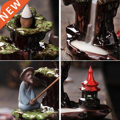 Ceramic Backflow Incense Holder Waterfall Incense Burner
