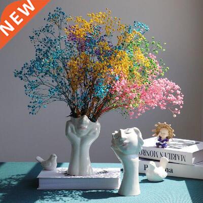 Humanoid Resin Vase Desktop Plant Container Creative