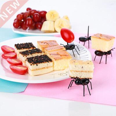 12PCS Ants Food Fruit Picks decoration Ant Shape Forks Snack