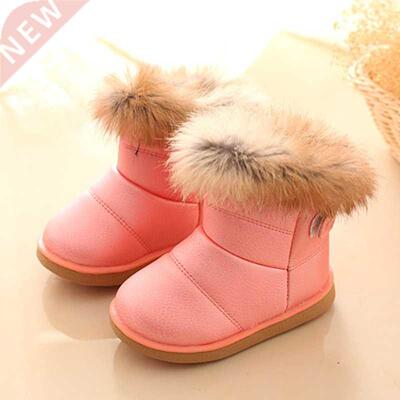 COZULMA Children Warm oots oys Girls Winter Snow oots wit
