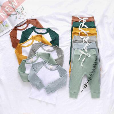 Infant Little ay oy’s Long-sleeved Top Trousers Set Fa