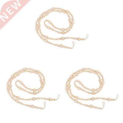 3X 7Ft Wooden Beaded Garland Farmhouse Home Decor Rustic Cou
