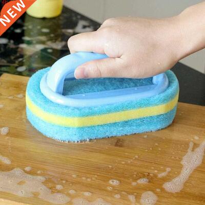 brosse de bain éponge carreaux brosse magique forte d
