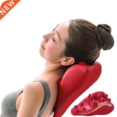 Acupressure massage neck cervical vertebra of neck back