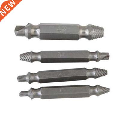 High Quality 4Pcs Carpentry Screw Extractor Drill Bits Easy