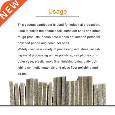 10pcs Wet & Dry Back Velvet Sanding Sponge Disc Sandpape