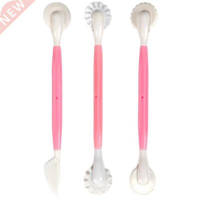 3Pcs/Set Fondant Cake Decorating Modelling Tools 8 Patterns
