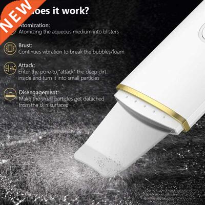Ultrasonic Skin Scrubber Deep Face Cleaning Machine Peeling
