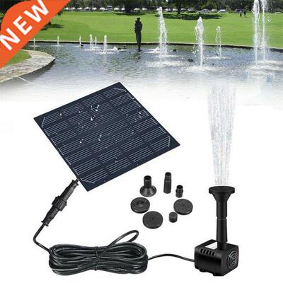 Solar Powered Water Fountain Pool Pond Water Sprinkler Spray