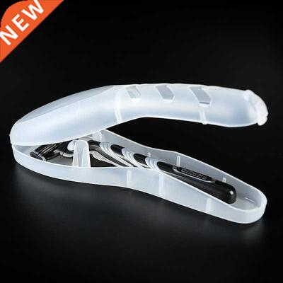 Travel Shaver Case Razor Box Blades Holder Plastic Suitcase