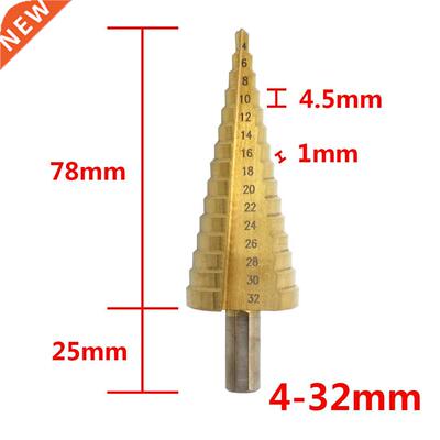 Cone Countersink Titanium Bit 4-2mm The Pagoda Shape HSS Tr
