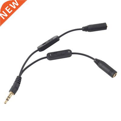 3.5mm Male to 2 Female Stereo Audio Y Splitter Adapter Cabl