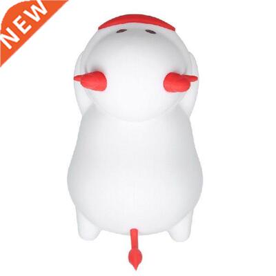 1Pc Cute Night Light Tap Sensor Light Portable Calf Shape