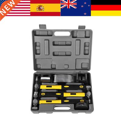 7 pcs Panel Beating Hammers Car Auto Body Panel Repair Tool