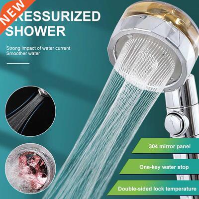 60 Rotated Rainfall Shower Head High Pressure Water Saving